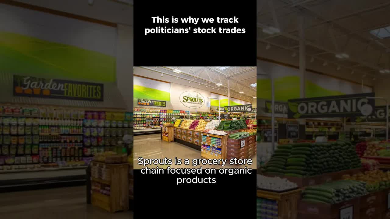 This is why we track politicians' stock trades...