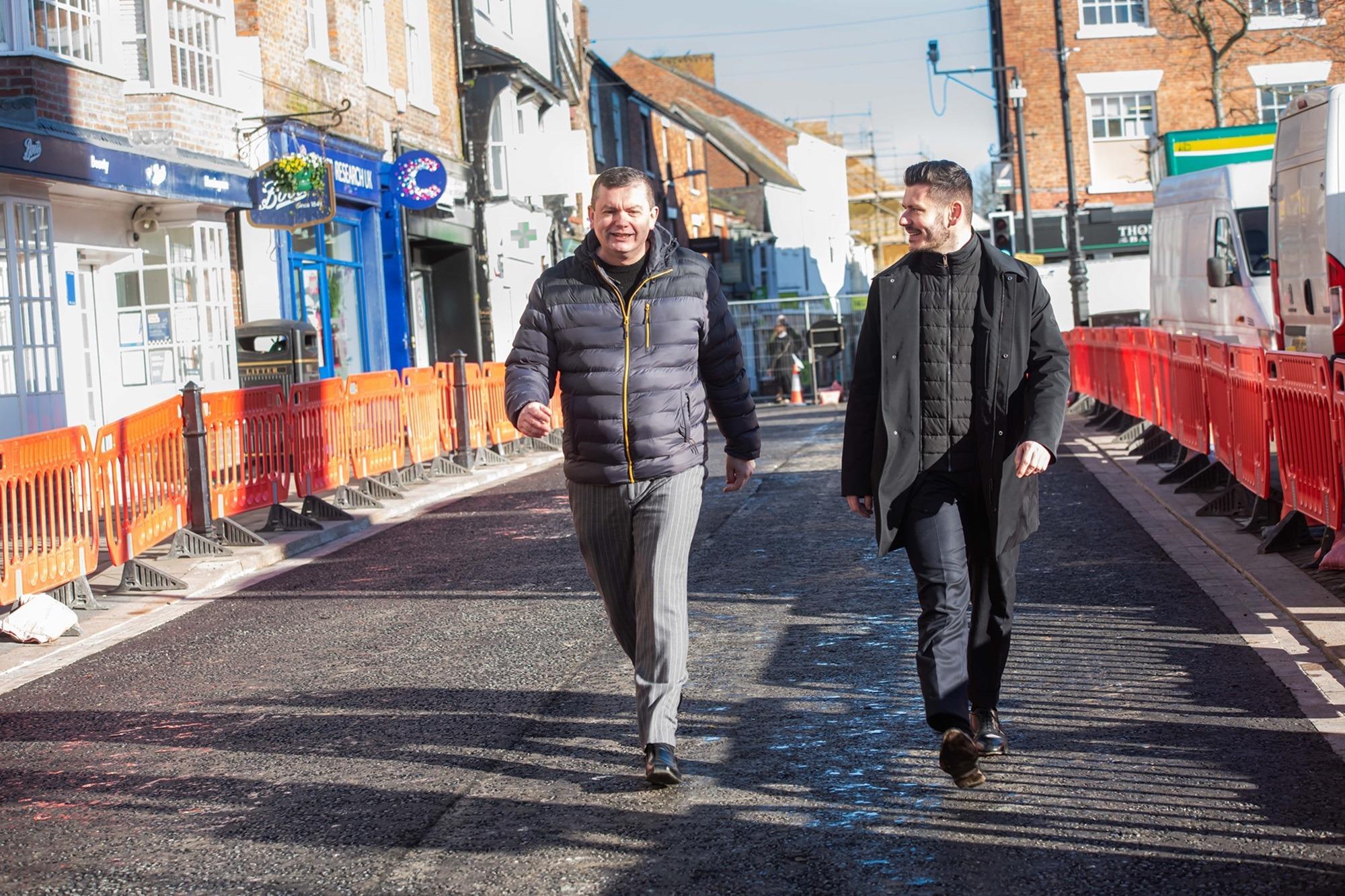 Ripon city centre £830,000 resurfacing project completed seven weeks ...