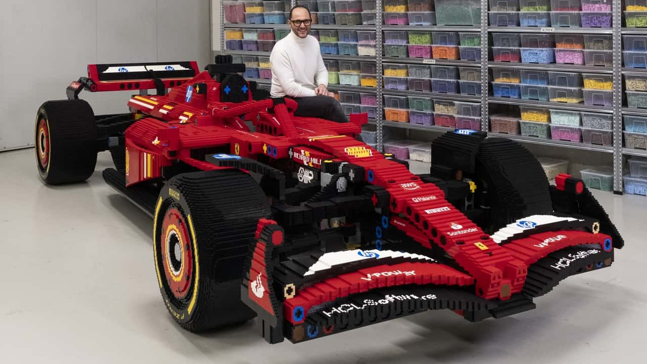 Lego Built a Full-Size Replica of Ferrari's F1 Car