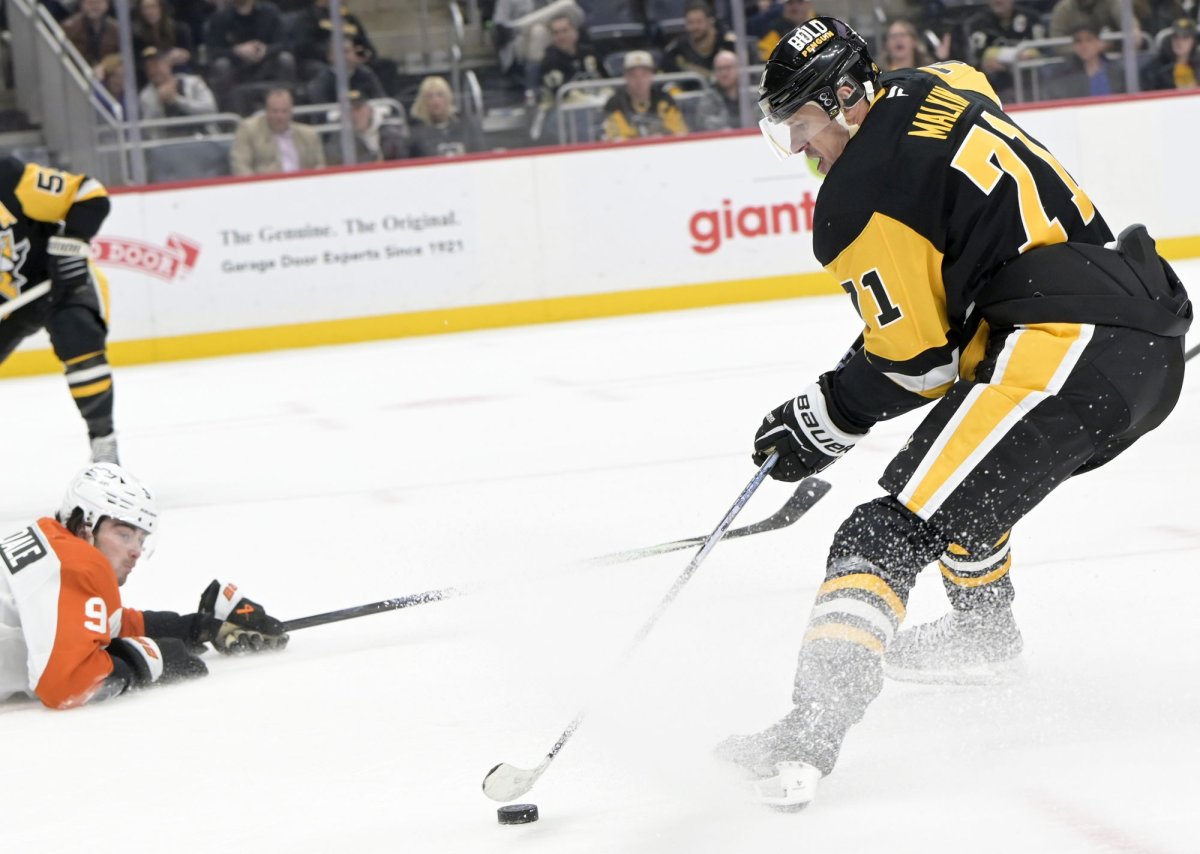 NHL: Pittsburgh Penguins top Philadelphia Flyers in overtime