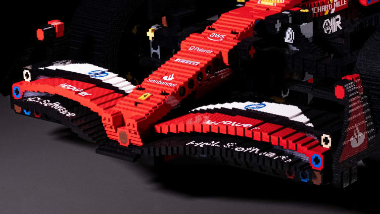 Lego Built a Full-Size Replica of Ferrari's F1 Car