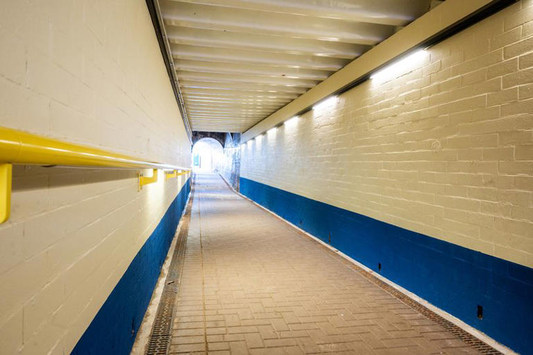Inside Gloucester's railway station underpass after two years and ...