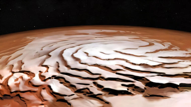 Mars's northern ice cap is surprisingly young, planetary scientists find