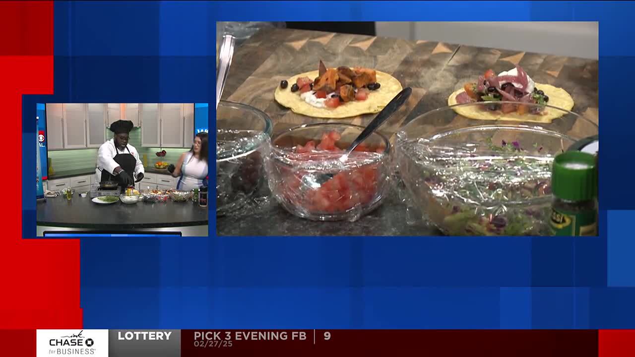 In the Spotlight: Chef Douglas Sutton makes sweet potato black bean tacos