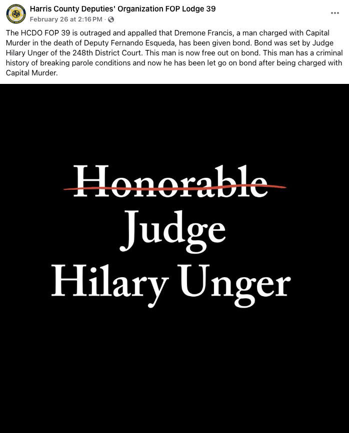 Accused Texas cop killer’s release from jail on $1M bond sparks outrage ...