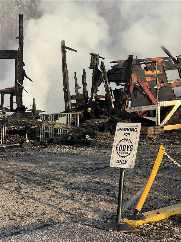 Eddy's Bike Shop in Peninsula destroyed by fire early Friday. What we ...