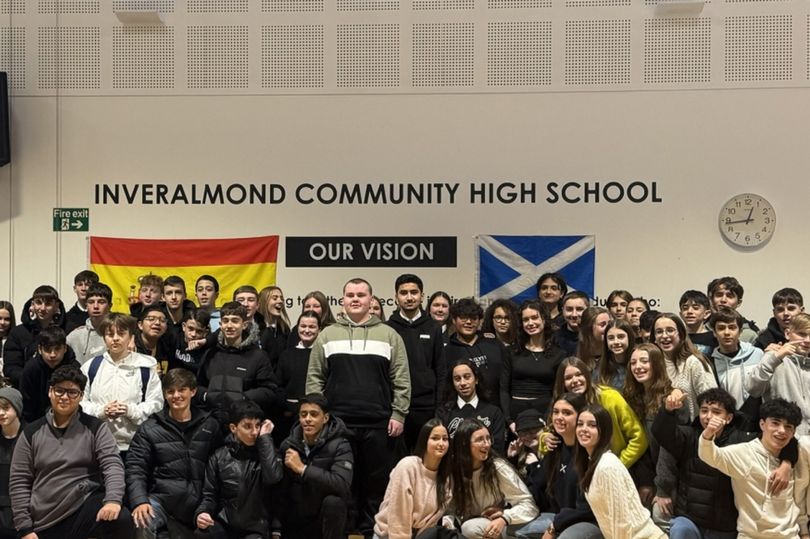 Inveralmond pupils link up with students from Spanish partnership school