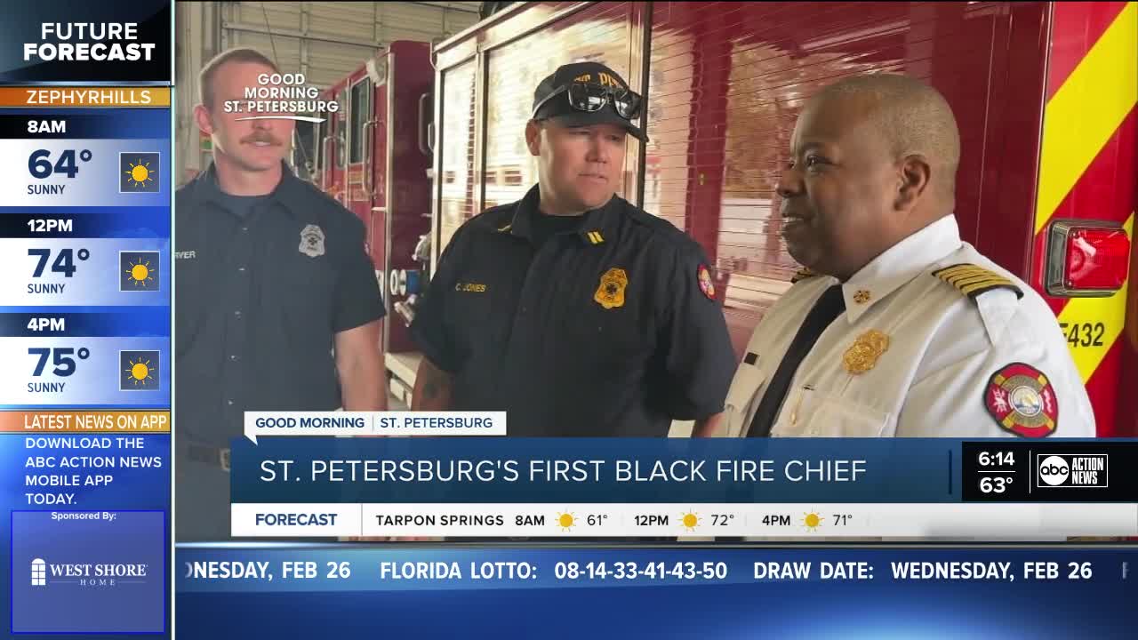St. Pete's first black Fire Chief in 118 years talks about his experience