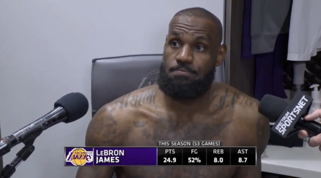 LeBron James slams 'weird energy' of NBA media