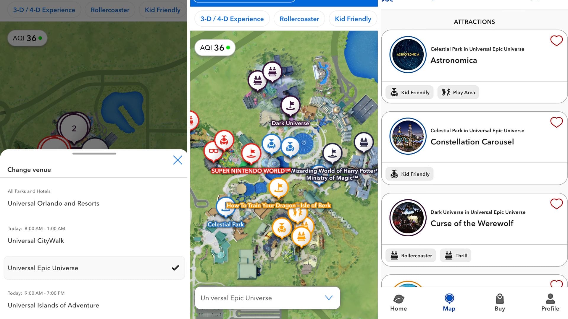 Epic Universe Map Added to Universal Orlando Resort App