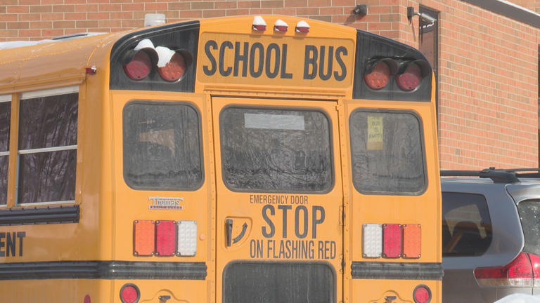 No injuries following accident between school bus and vehicle