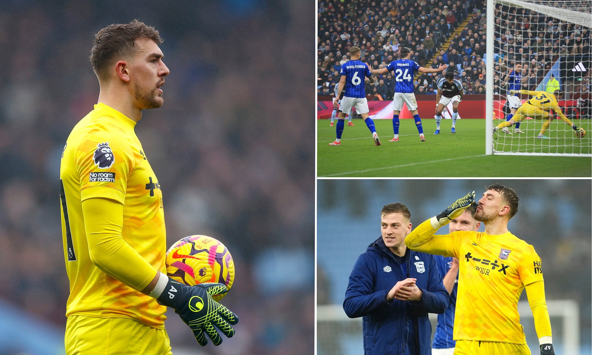 Alex Palmer's Premier League dream comes true as 28-year-old Ipswich ...