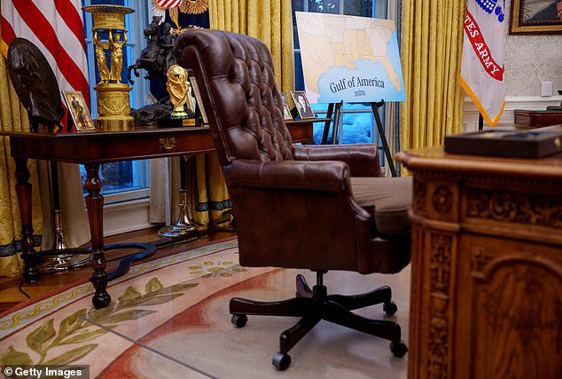 Trump's recent addition to his Oval Office decor sets internet ablaze