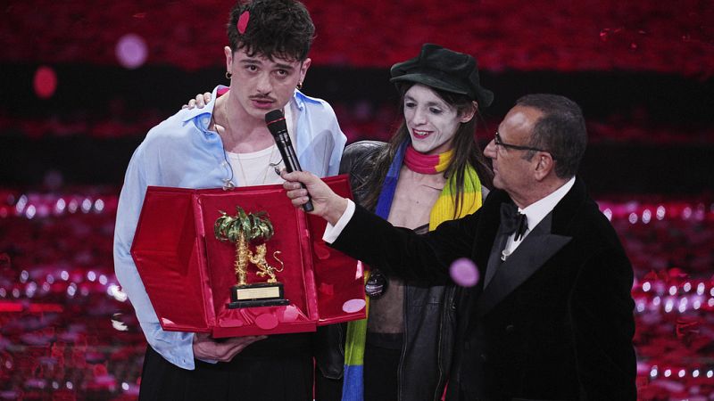El joven cantante Olly triunfa en la 75ª edición del Festival de San Remo