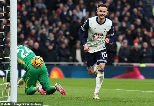 James Maddison hits back at Roy Keane after scoring Tottenham's winner ...