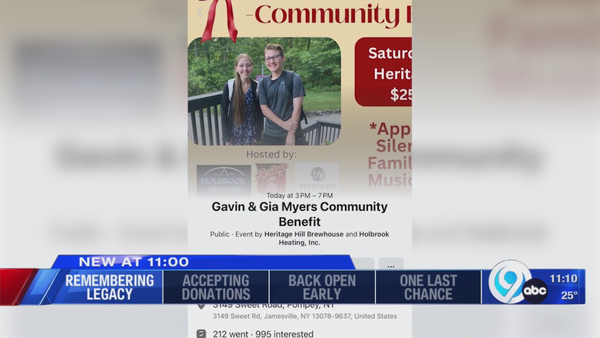 Gavin & Gia Myers remembered at community benefit dinner