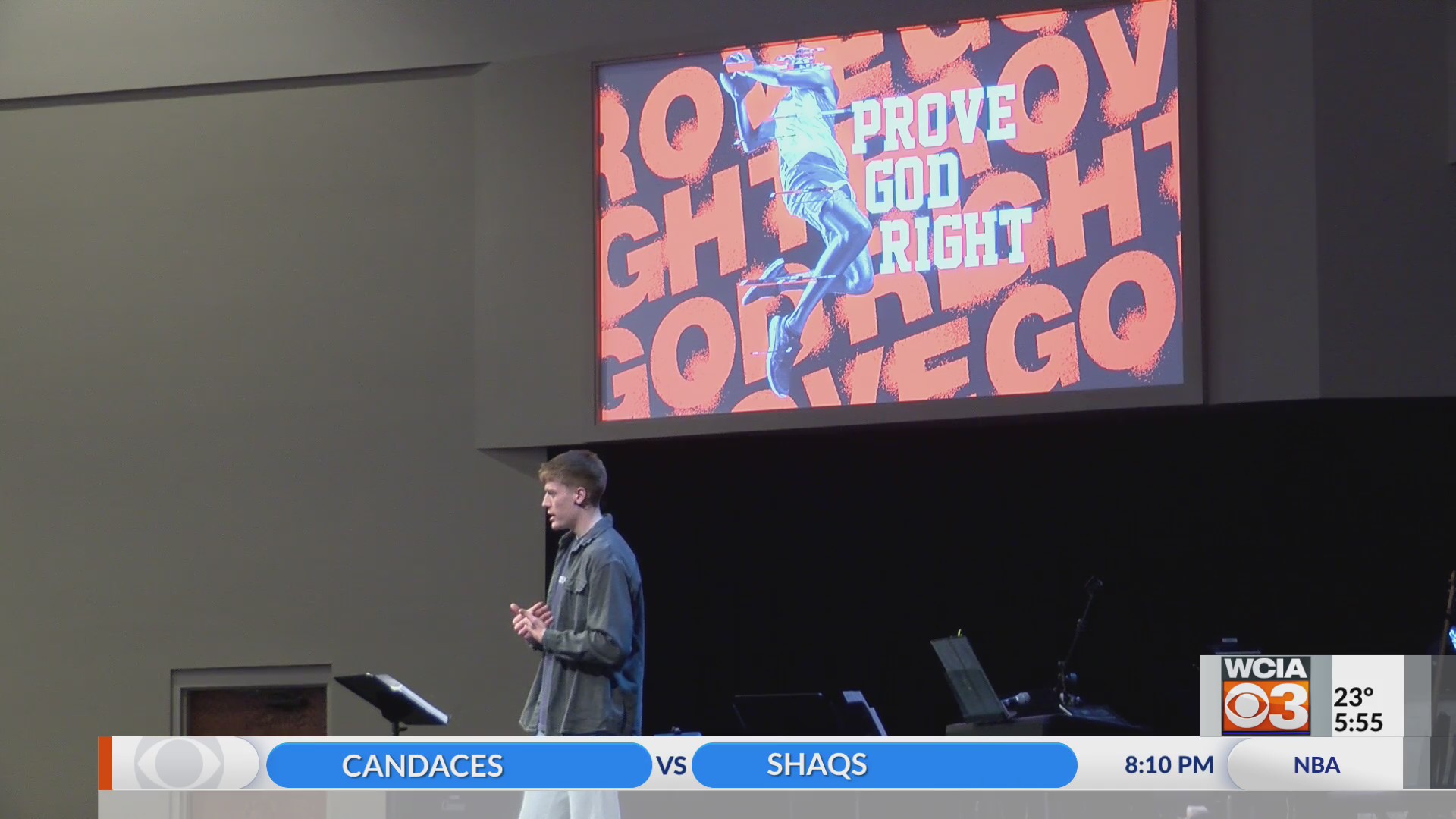 'Prove God right': Humrichous shares testimony with Danville congregation