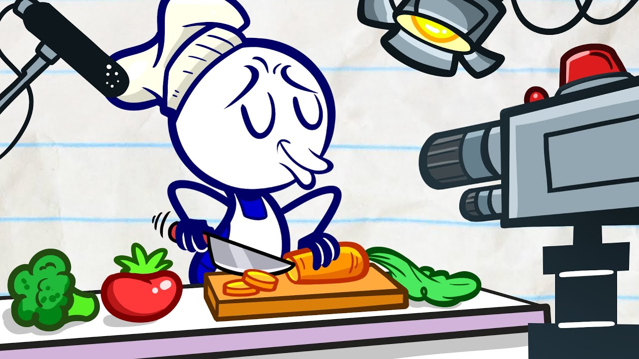 Pencilmate's Wild Cooking! | Animated Cartoons Characters | Animated ...