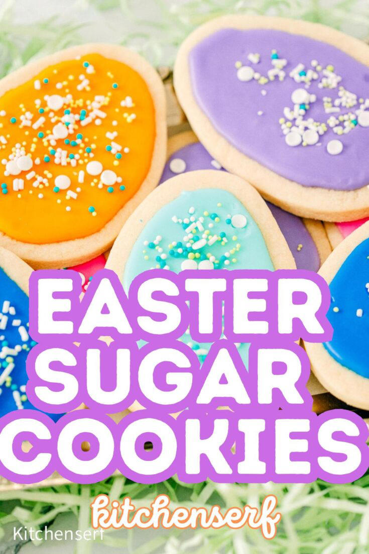 Wow with Vibrant Royal Icing Easter Egg Cookies