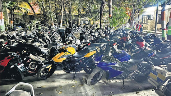 52 bikes seized, bikers booked for rash driving