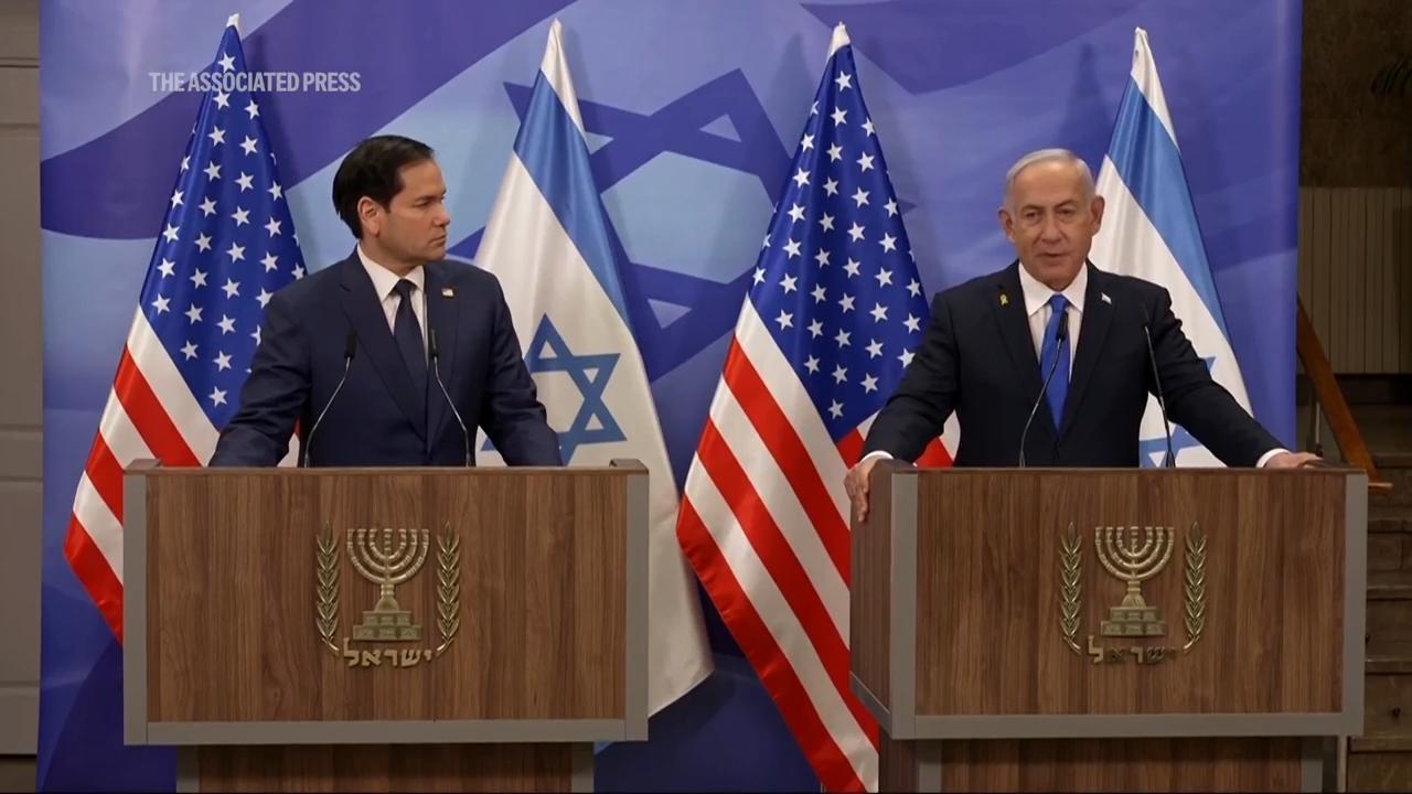 Rubio speaks alongside Netanyahu In Jerusalem, comments on Trump's Gaza ...