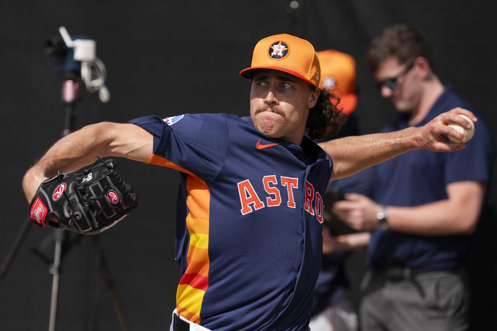 As lefty Bryan King vies for larger Houston Astros bullpen role, his ...