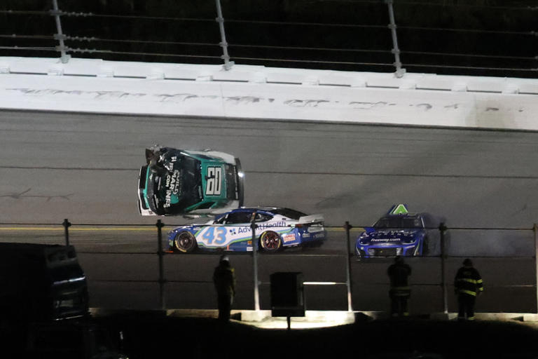 Watch: Ryan Preece flips in closing laps of Daytona 500