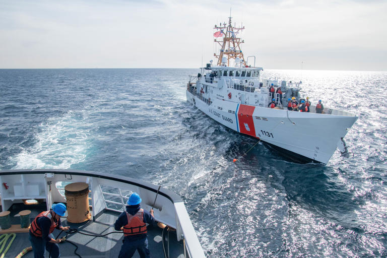 USCG Cutter returns after assisting in law enforcement patrols in ...