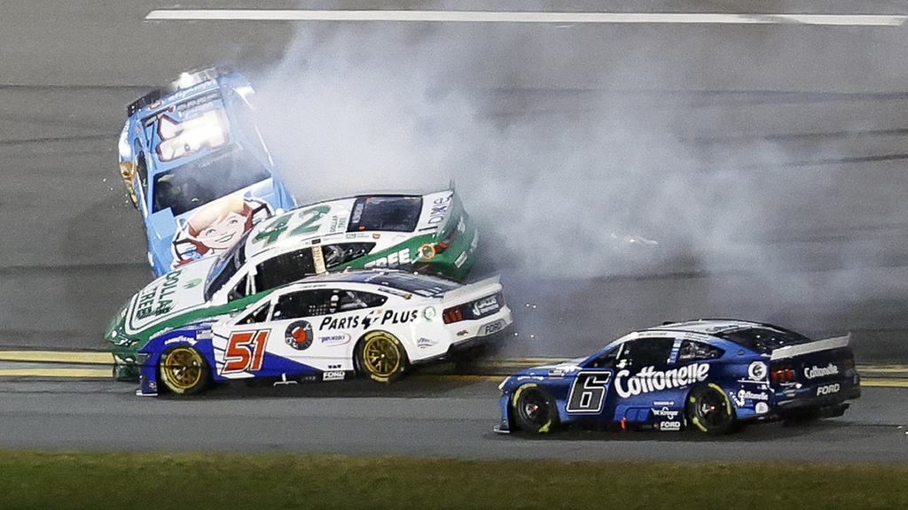 The Latest: William Byron wins Daytona 500 for the second straight year