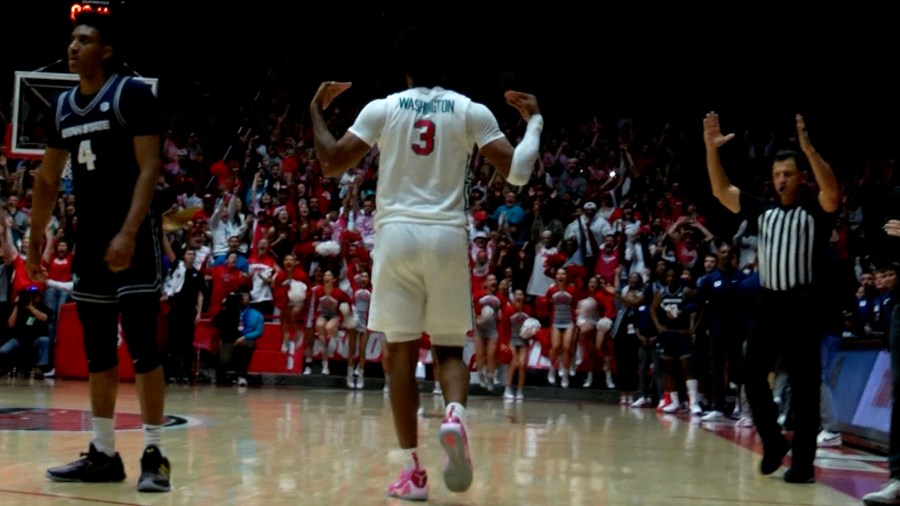 Lobo basketball completes sweep of Utah State