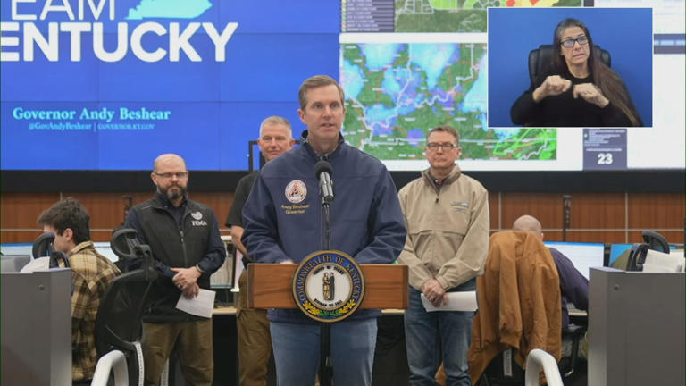 Flooding death toll reaches at least eight, Governor Beshear says Flooding death toll reaches at least eight, Governor Beshear says