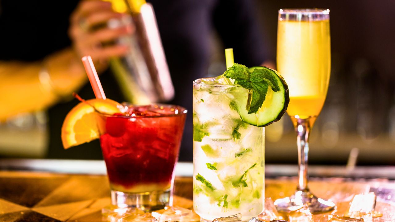 Her drinks made up 70% of the check. I handed her the bill on her birthday.