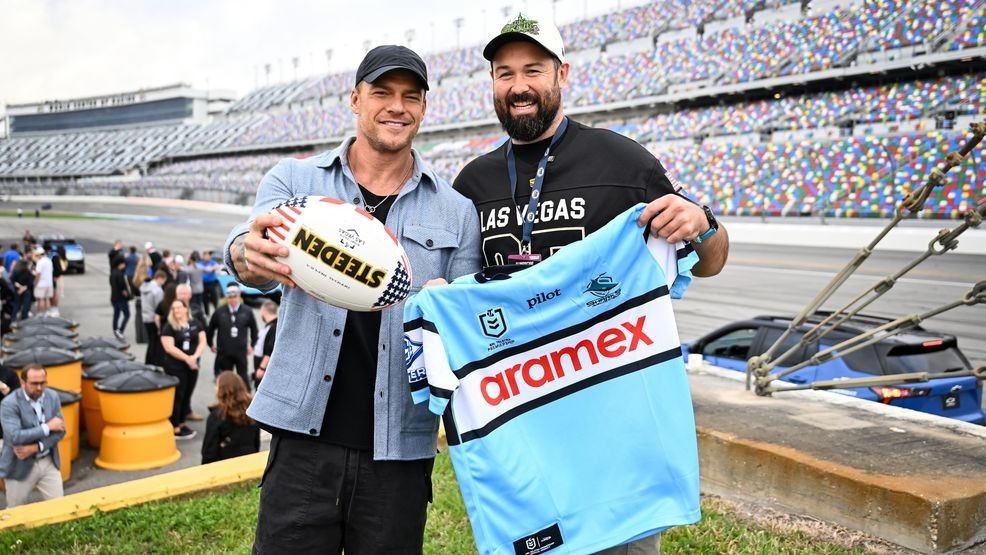 Aaron Woods joins NASCAR legends at Daytona 500, gears up for Rugby ...