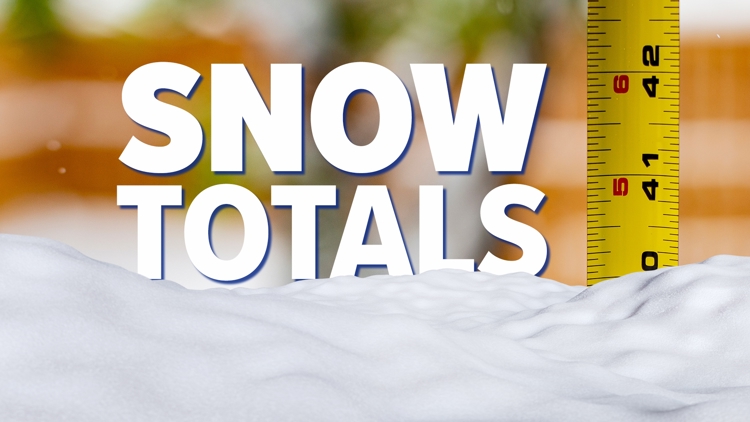 How much snow has fallen across Western New York?