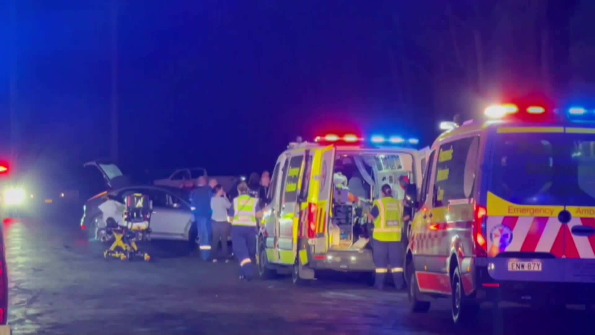 Two children among six people hit by car that crashed after allegedly ...