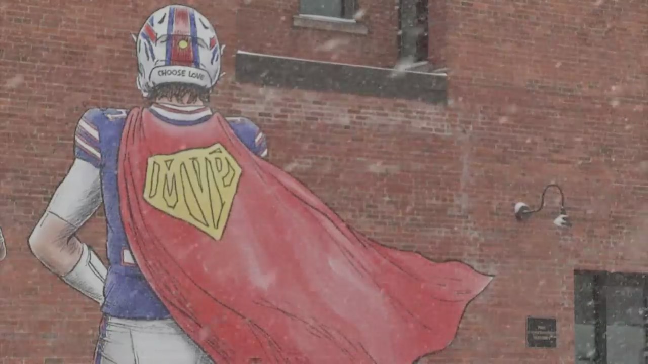 New Josh Allen MVP Mural in Larkinville