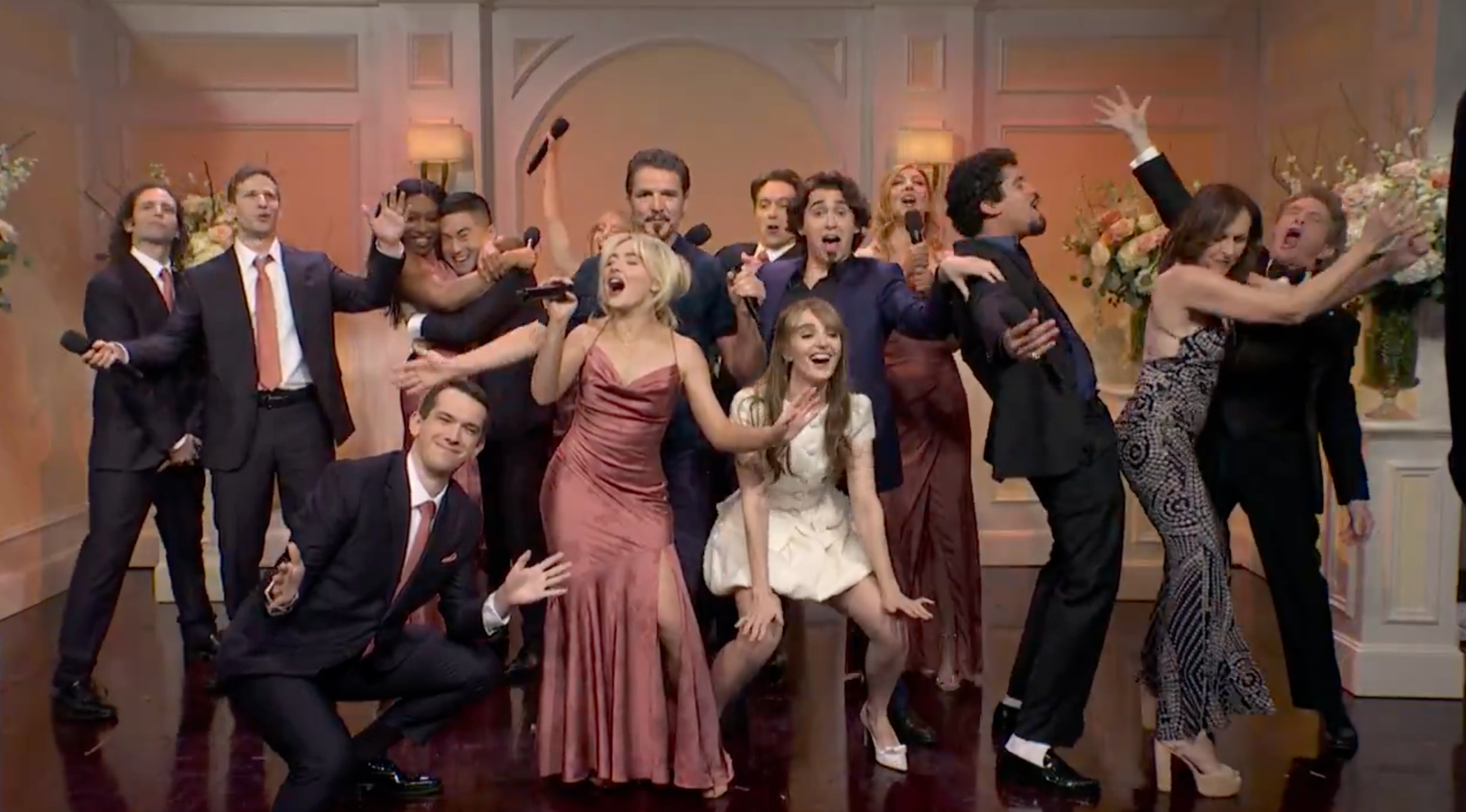 Hilarious SNL 50 sketch sees Sabrina Carpenter and Pedro Pascal bring ...