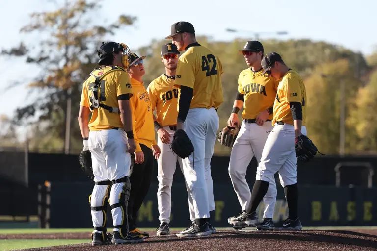Iowa baseball announces starting pitching rotation for series vs ...