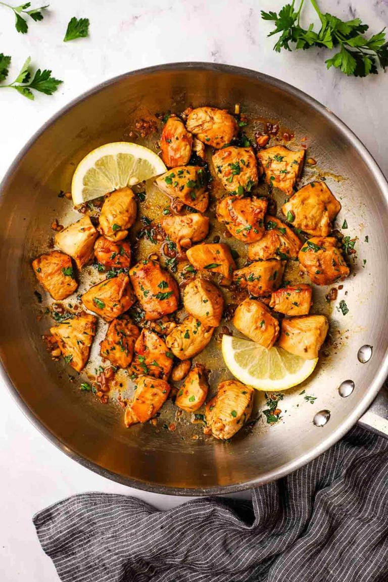 Greek chicken bites