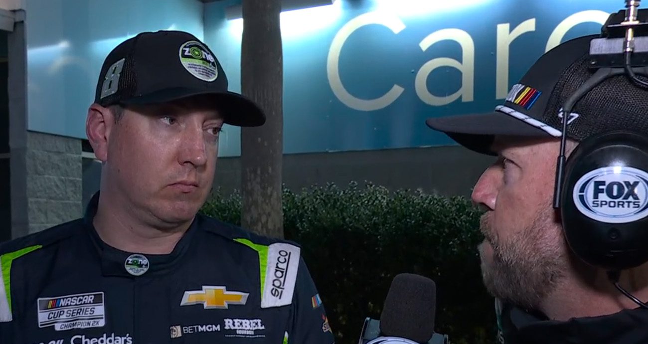 Kyle Busch on big crash: 'Fastest car got in a hurry to get to the wreck'