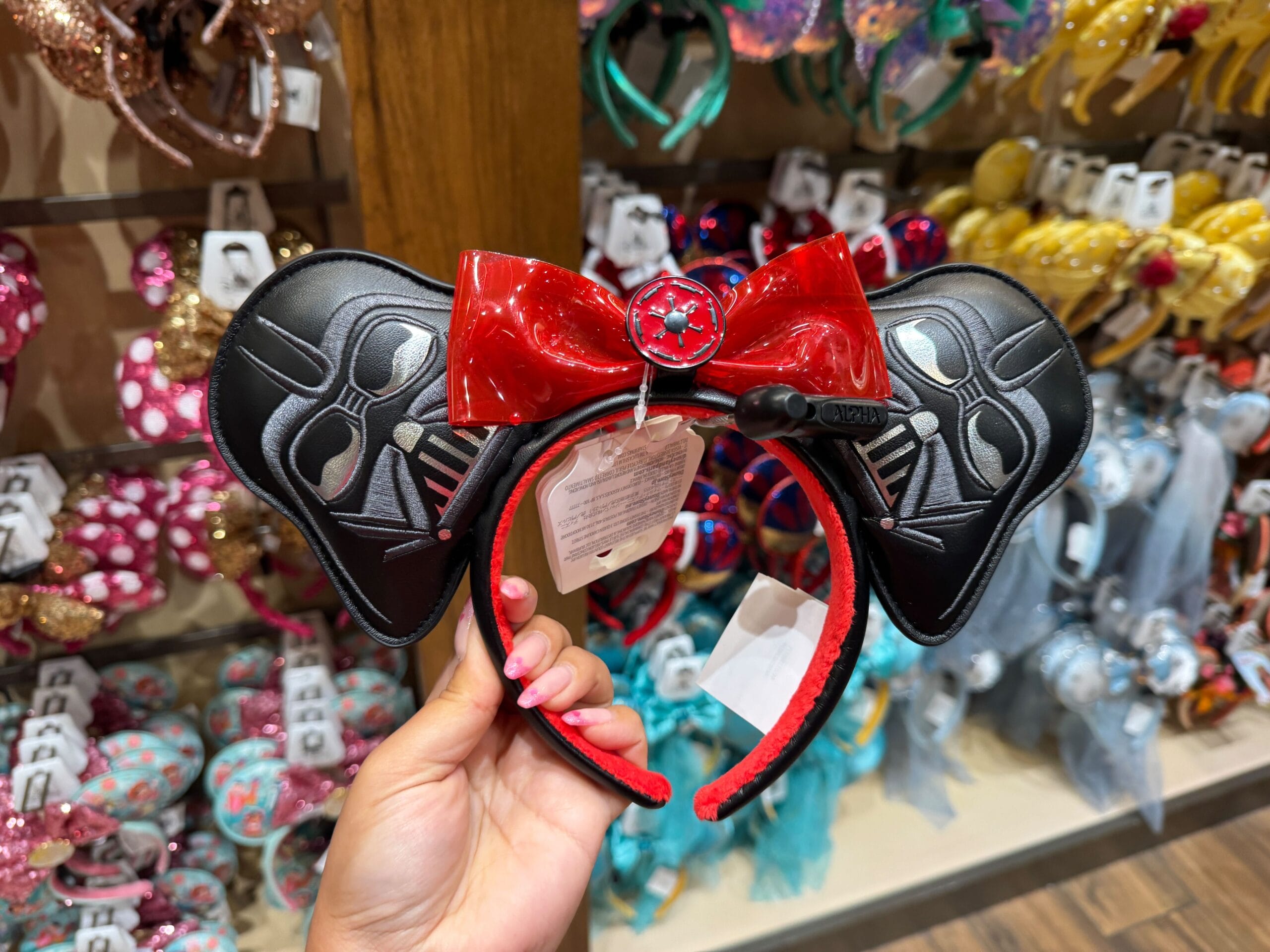 New Darth Vader Minnie Ear Headband Available at Walt Disney World