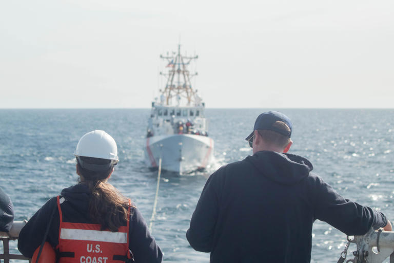 USCG Cutter returns after assisting in law enforcement patrols in ...