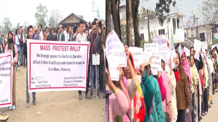 Protests erupt in Arunachal's Kharsang against coal mining project