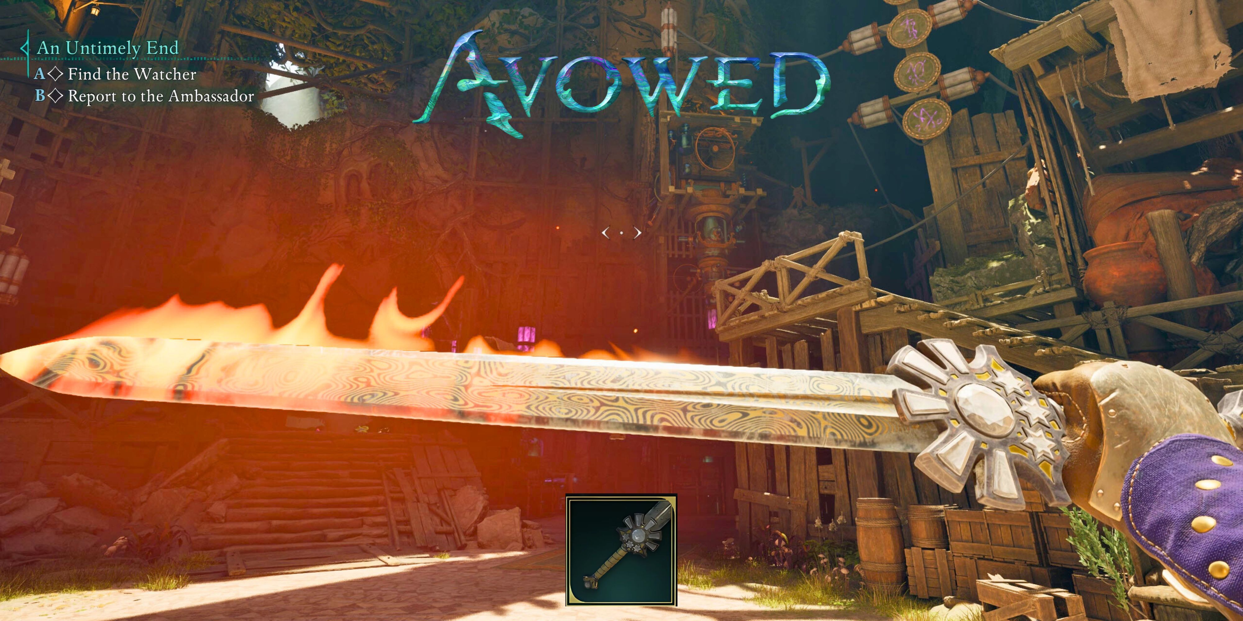 How To Get Last Light Of Day Unique Sword In Avowed