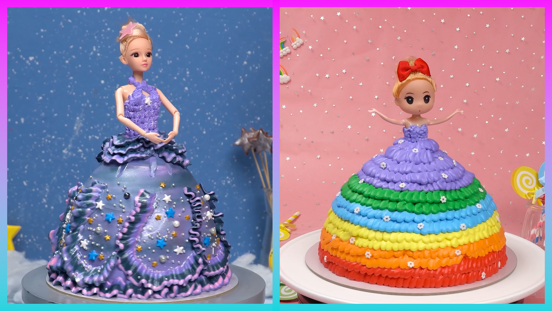 Cute Princess Cake with Adorable Dress 👑💖🍰 | Fun & Charming Cake Design ...
