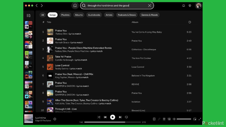 Spotify search hacks