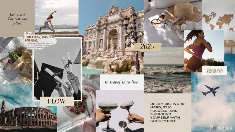 How to make a vision board using Canva and Pinterest