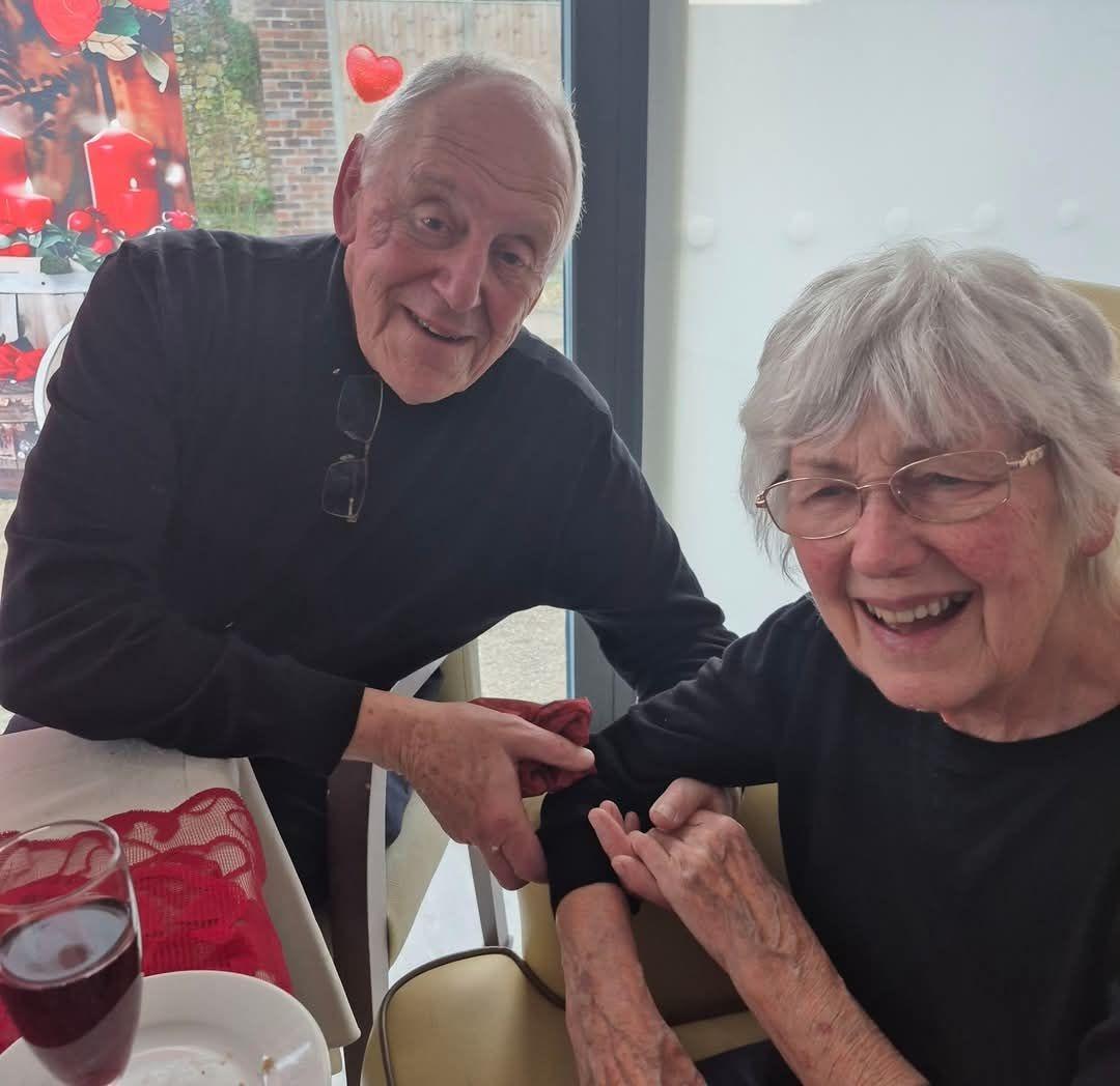 Valentines high tea at Nyton House care home, Chichester