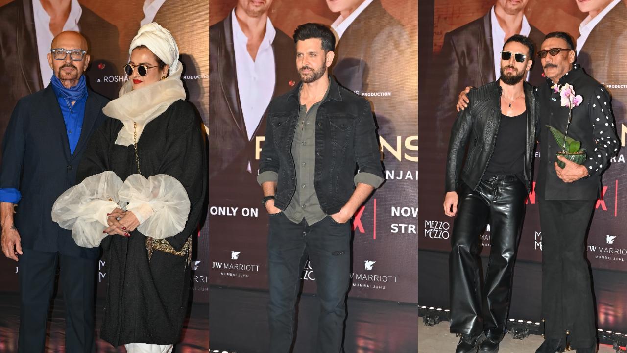 In Pics Rekha reunites with Hrithik Rakesh Roshan at The Roshans ...