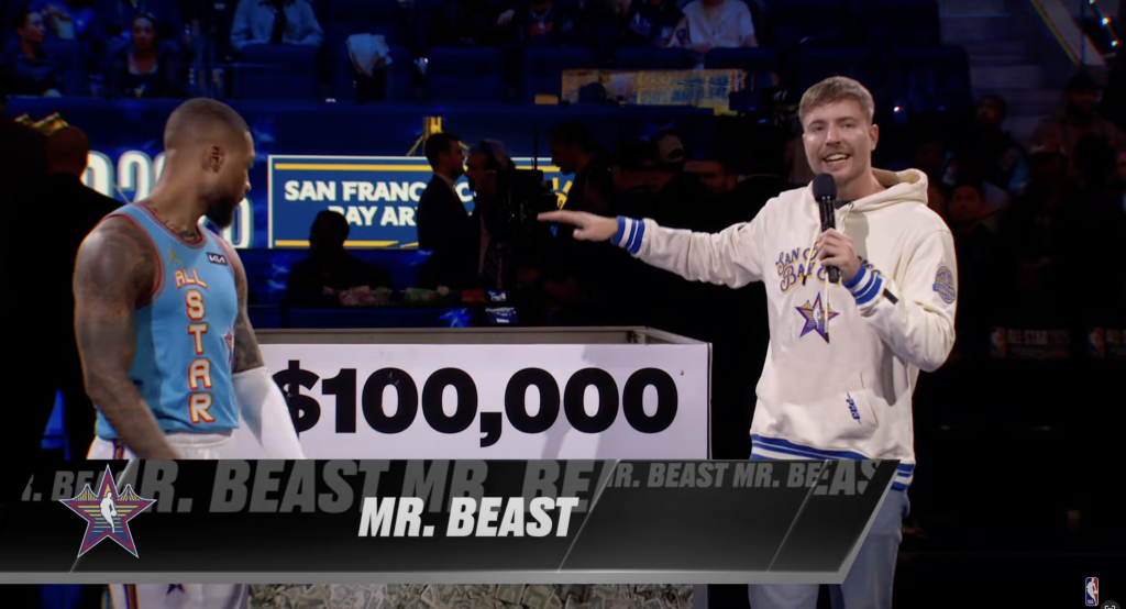 NBA All-Star Game’s ‘Mr. Beast Challenge’ didn’t go over well with ...